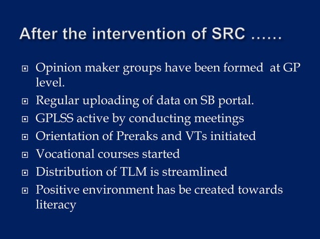 Presentation on State Resource Centre, Uttarakhand | PPT