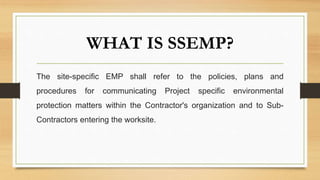 Presentation on SSEMP | PPTX