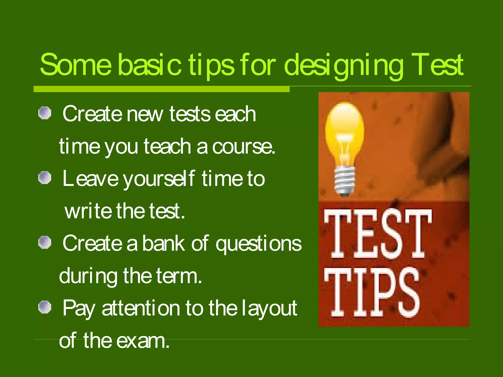 stages of test construction | PPT