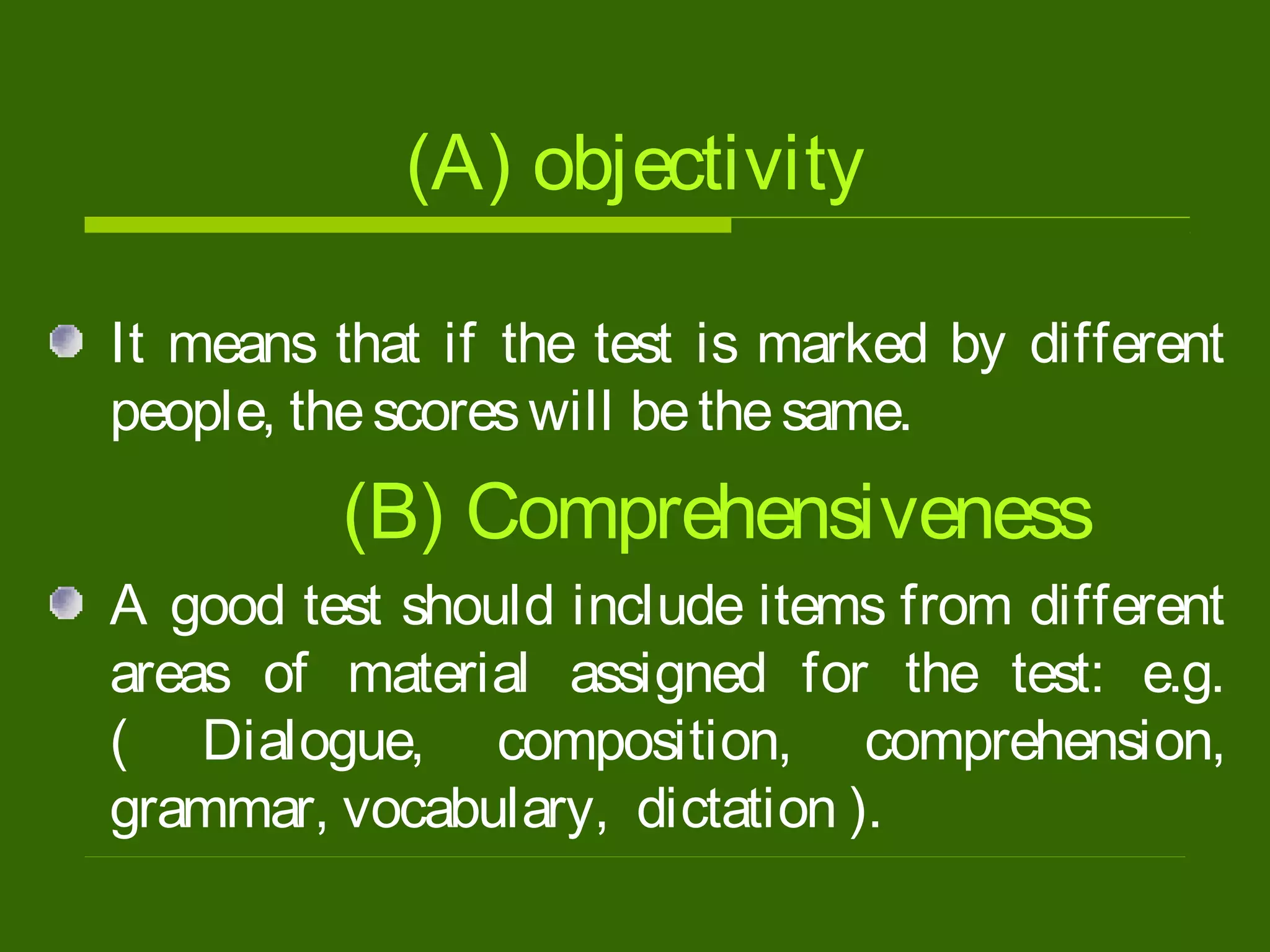 stages of test construction | PPT