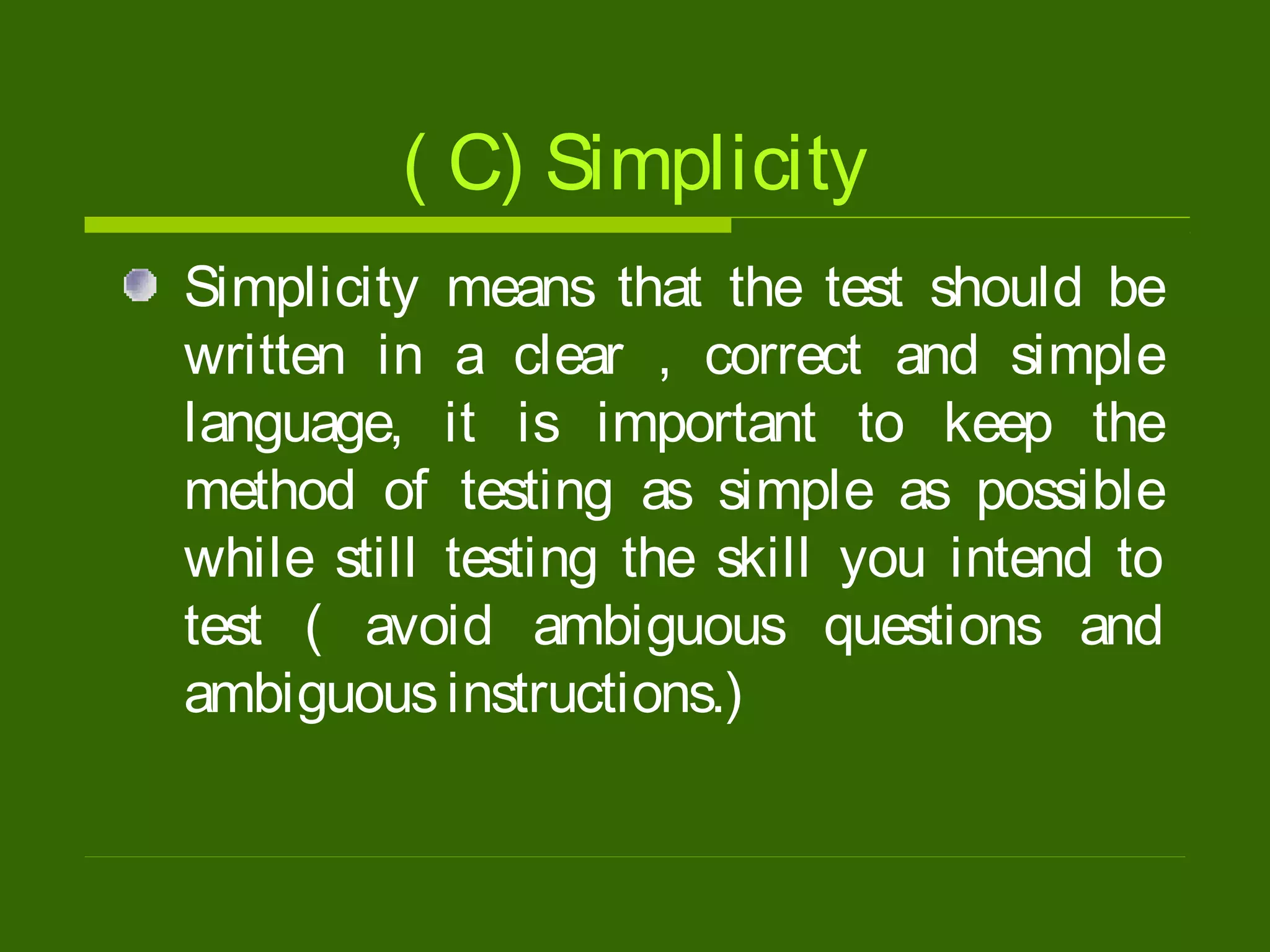 stages of test construction | PPT