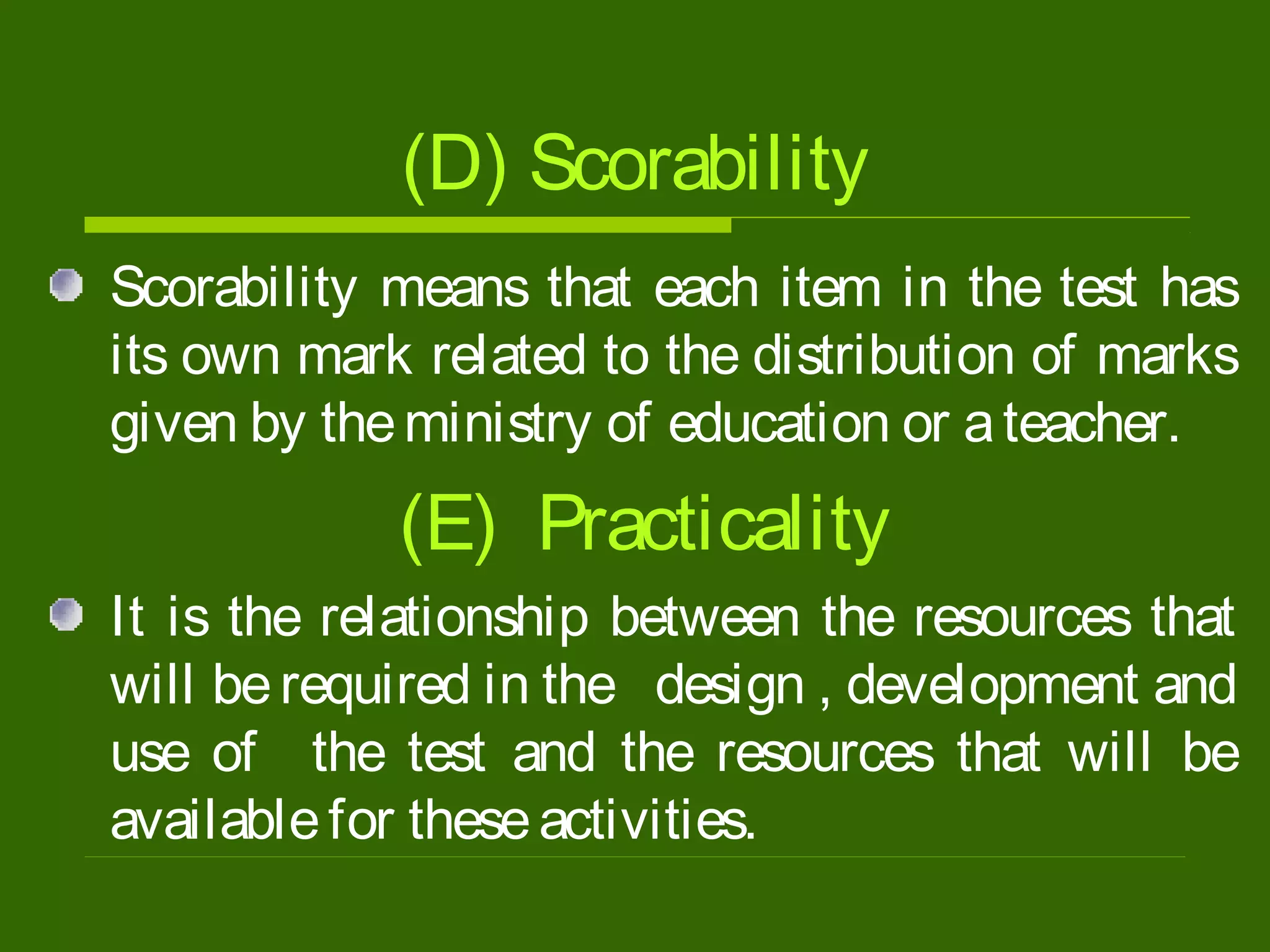stages of test construction | PPT