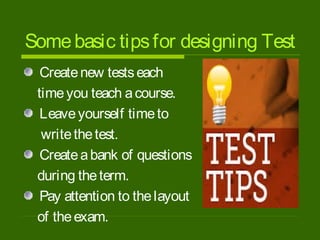 stages of test construction | PPT