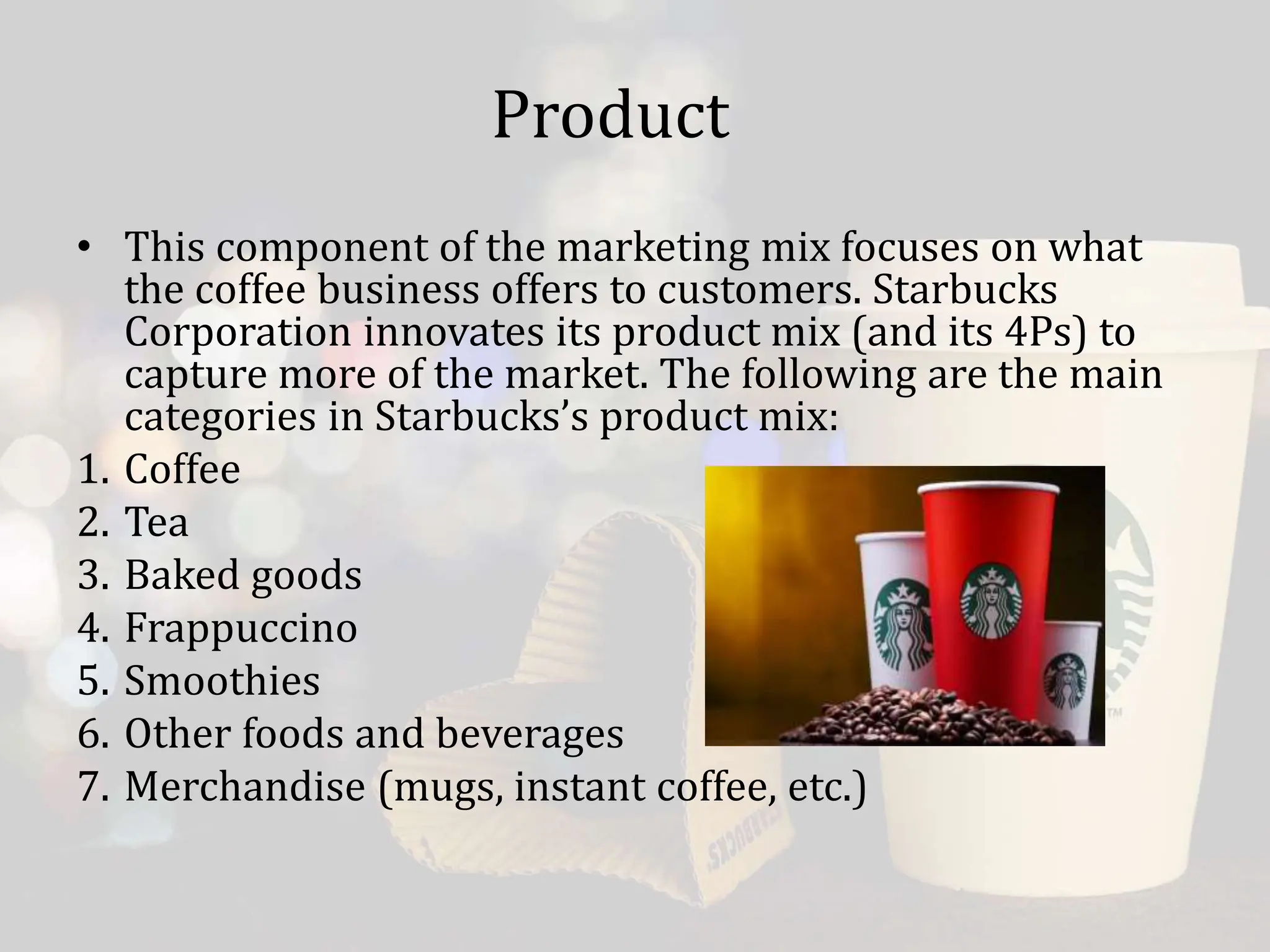 Presentation on Starbucks Marketing Strategy | PPTX