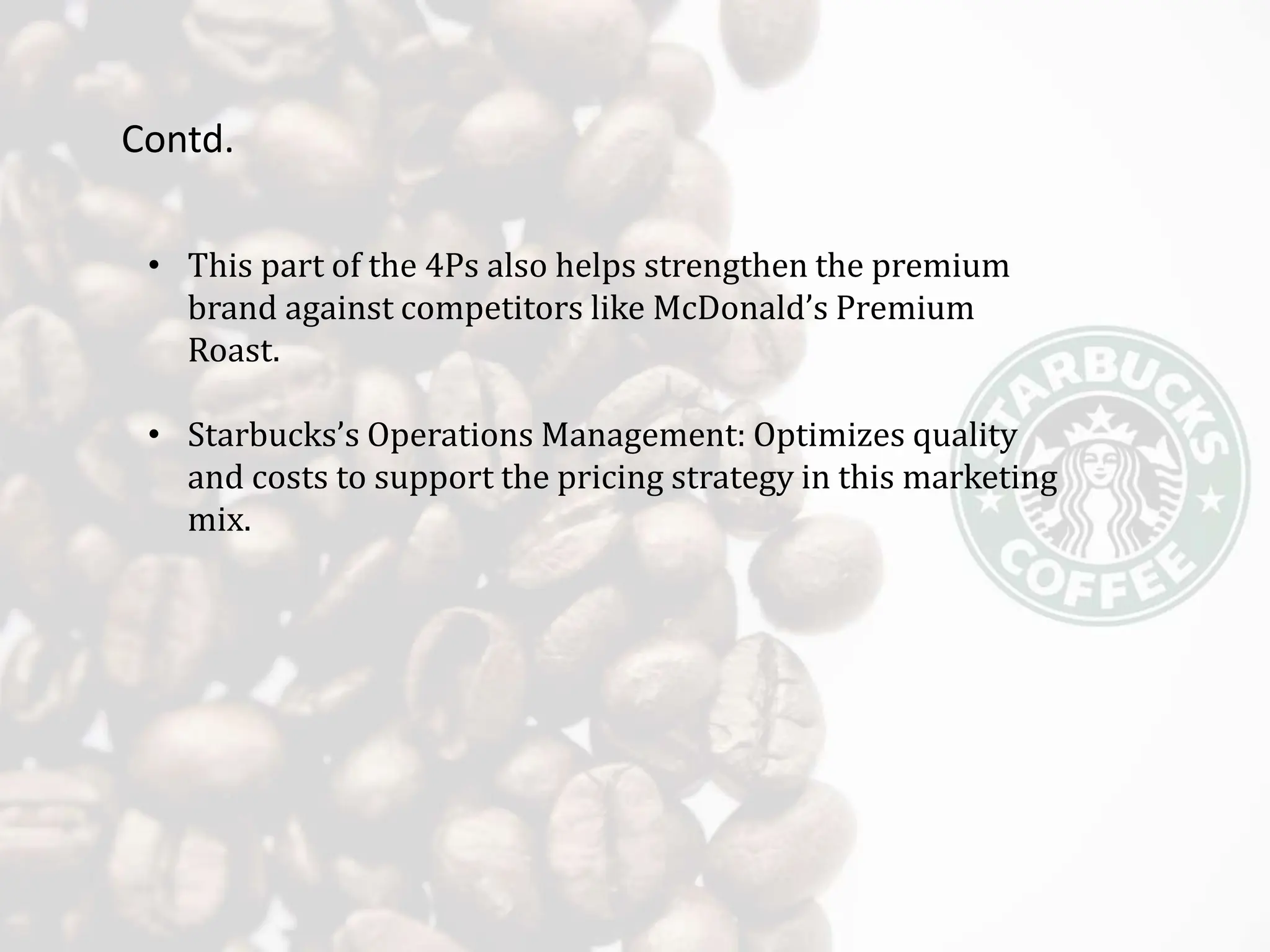 Presentation on Starbucks Marketing Strategy | PPTX