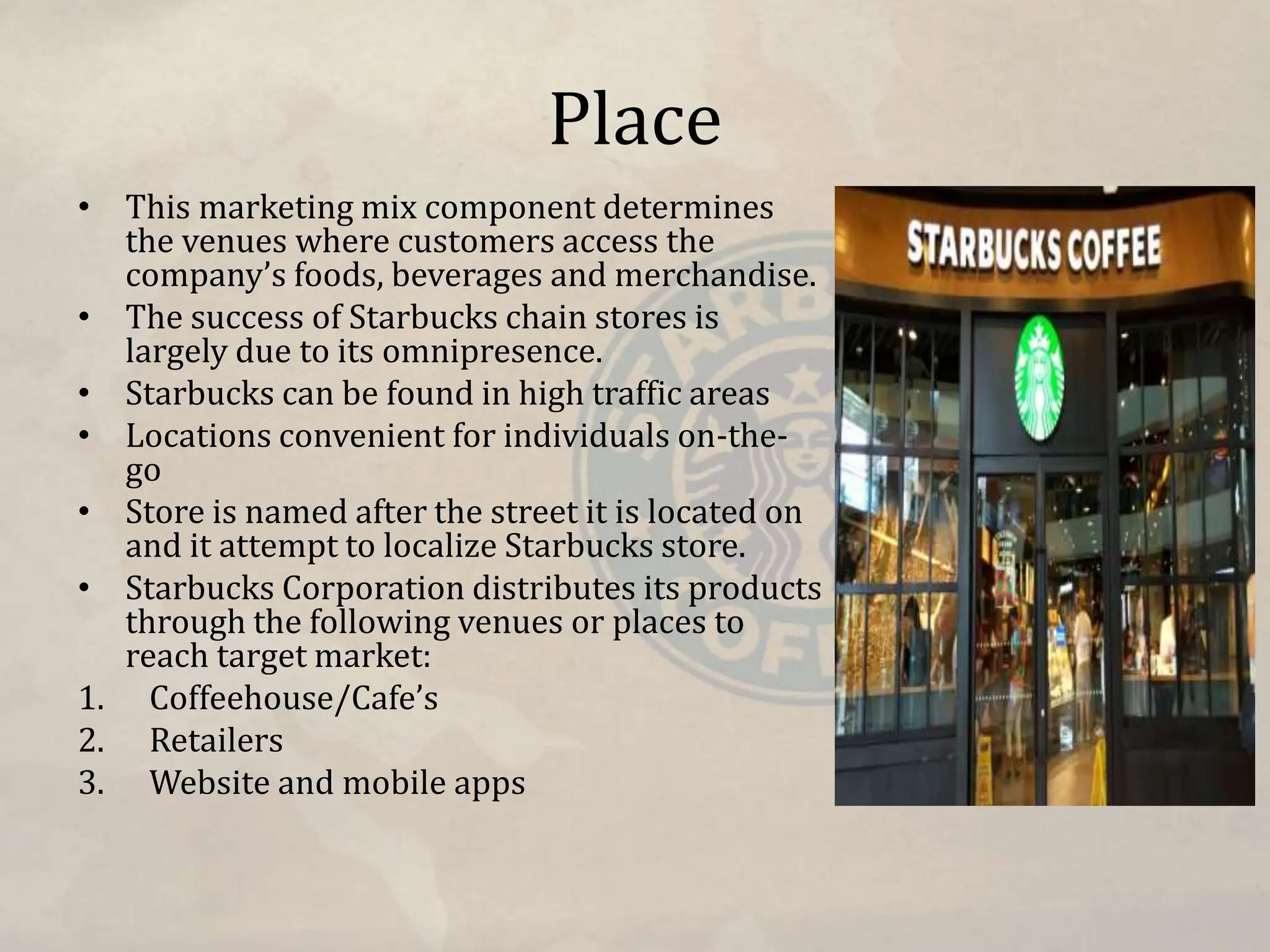 Presentation on Starbucks Marketing Strategy | PPTX