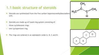 Presentation on steroids medical uses and potential side effects | PPTX
