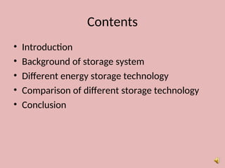 Presentation on storage energy storage system .ppt