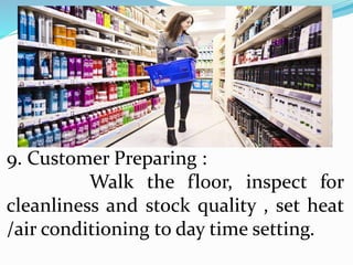 Presentation on 'Store Opening and Closing Checklist' | PPTX