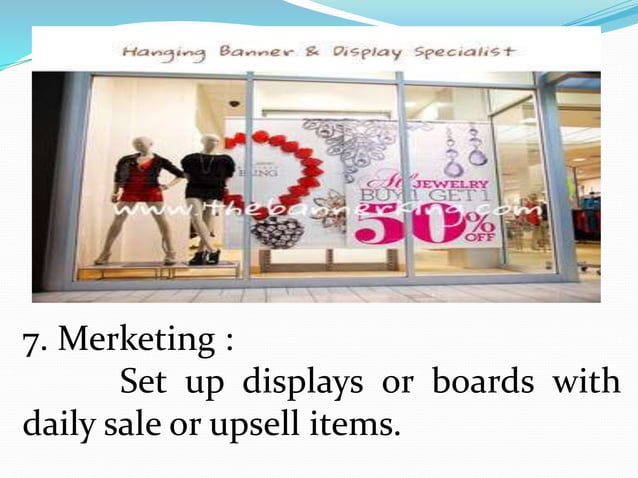 Presentation on 'Store Opening and Closing Checklist' | PPTX | Grocery ...