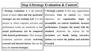 Presentation on Strategic Management (SM)- MBA | PPTX