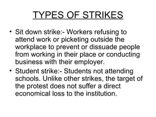Presentation on strike | PPT