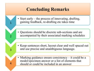 Presentation on structure of question paper | PPTX