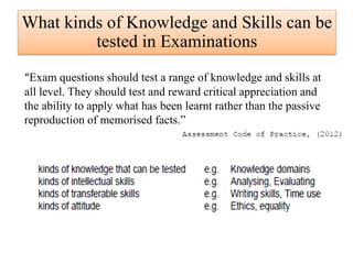Presentation on structure of question paper | PPTX