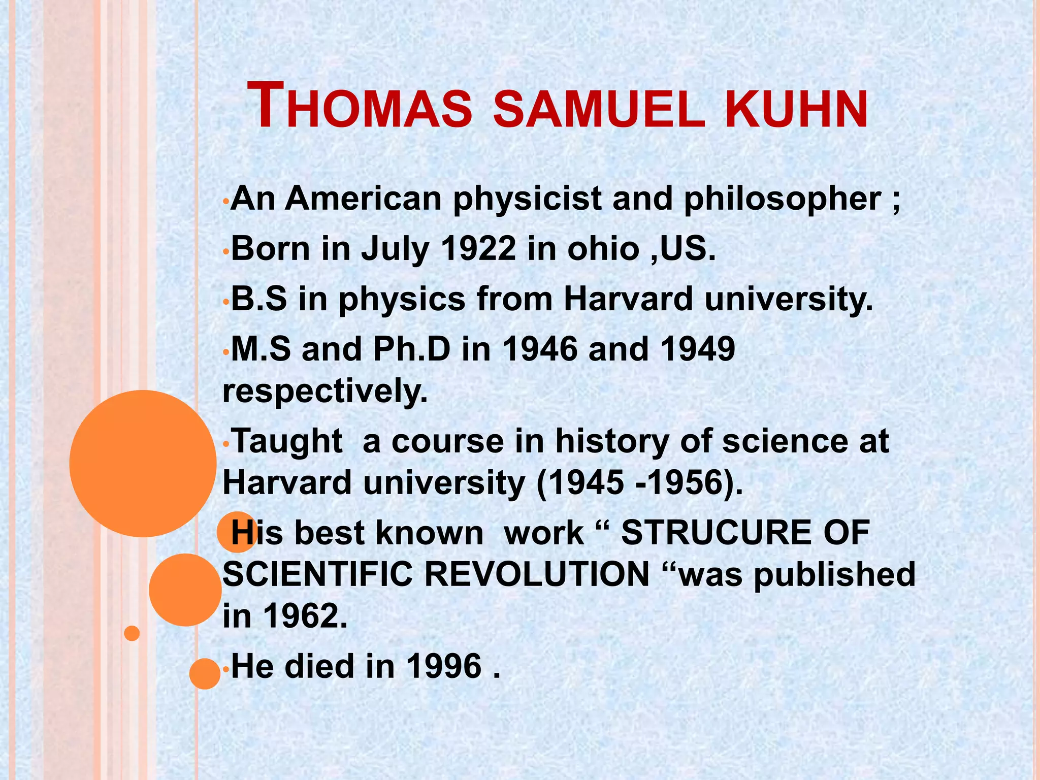 Presentation on structure of scientific revolution | PPTX