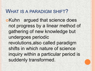 Presentation on structure of scientific revolution | PPTX