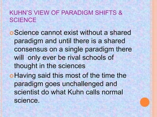 Presentation on structure of scientific revolution | PPTX