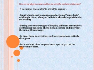 Presentation on structure of scientific revolution | PPTX