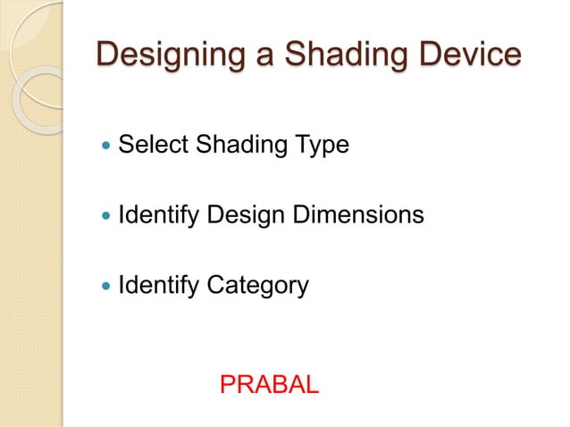 Sun Shading Devices | PPTX | Interior Decorating | Home & Garden