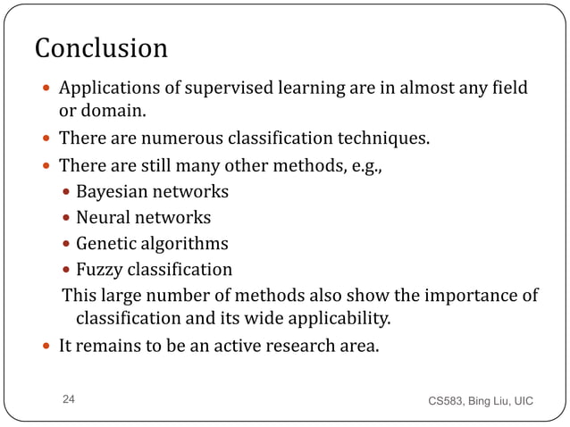 Presentation on supervised learning | PPTX | Web Development | Internet