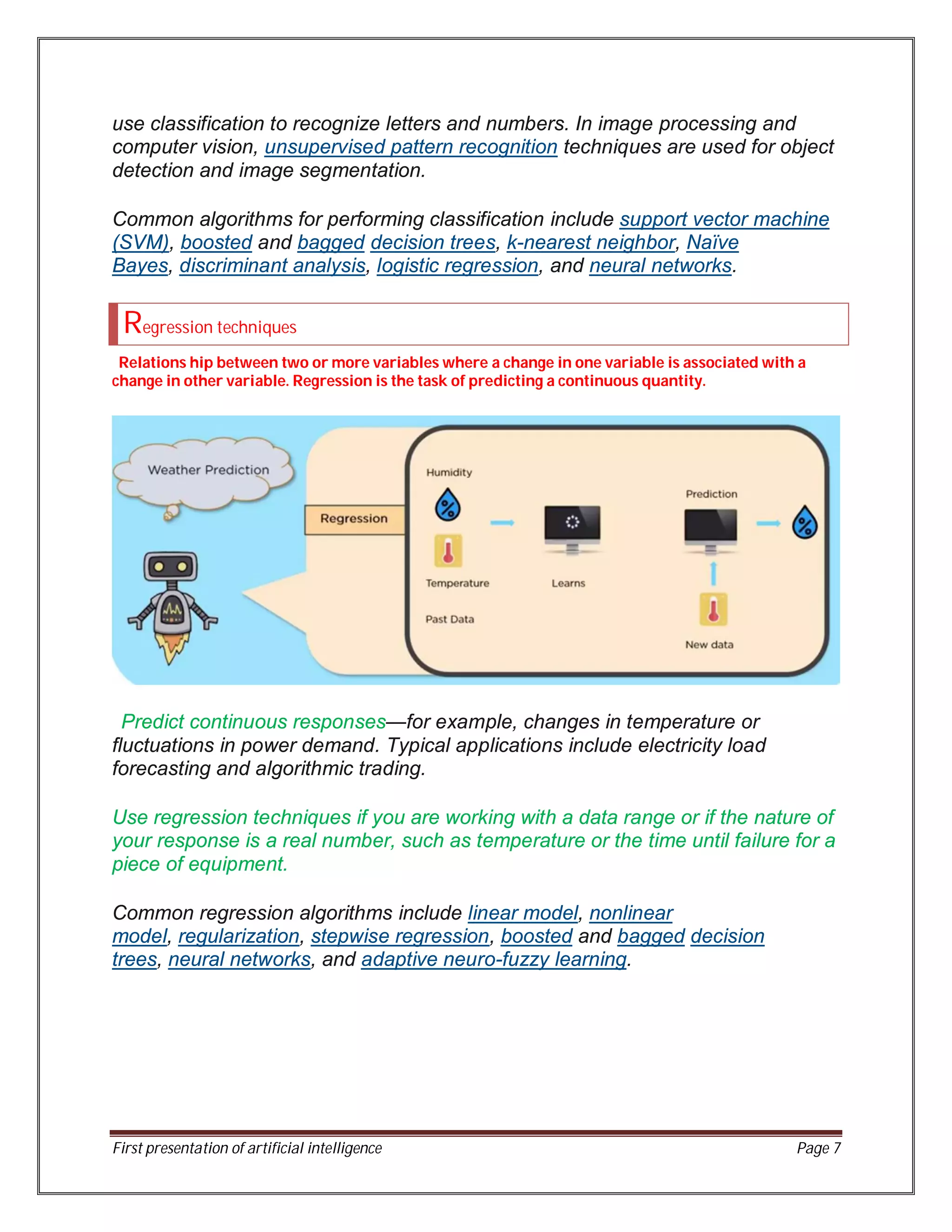detailed Presentation on supervised learning | PDF | Artificial Intelligence | Technology ...