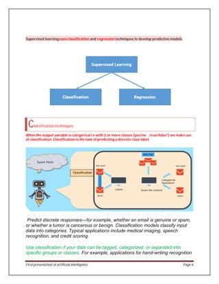 detailed Presentation on supervised learning | PDF | Artificial ...
