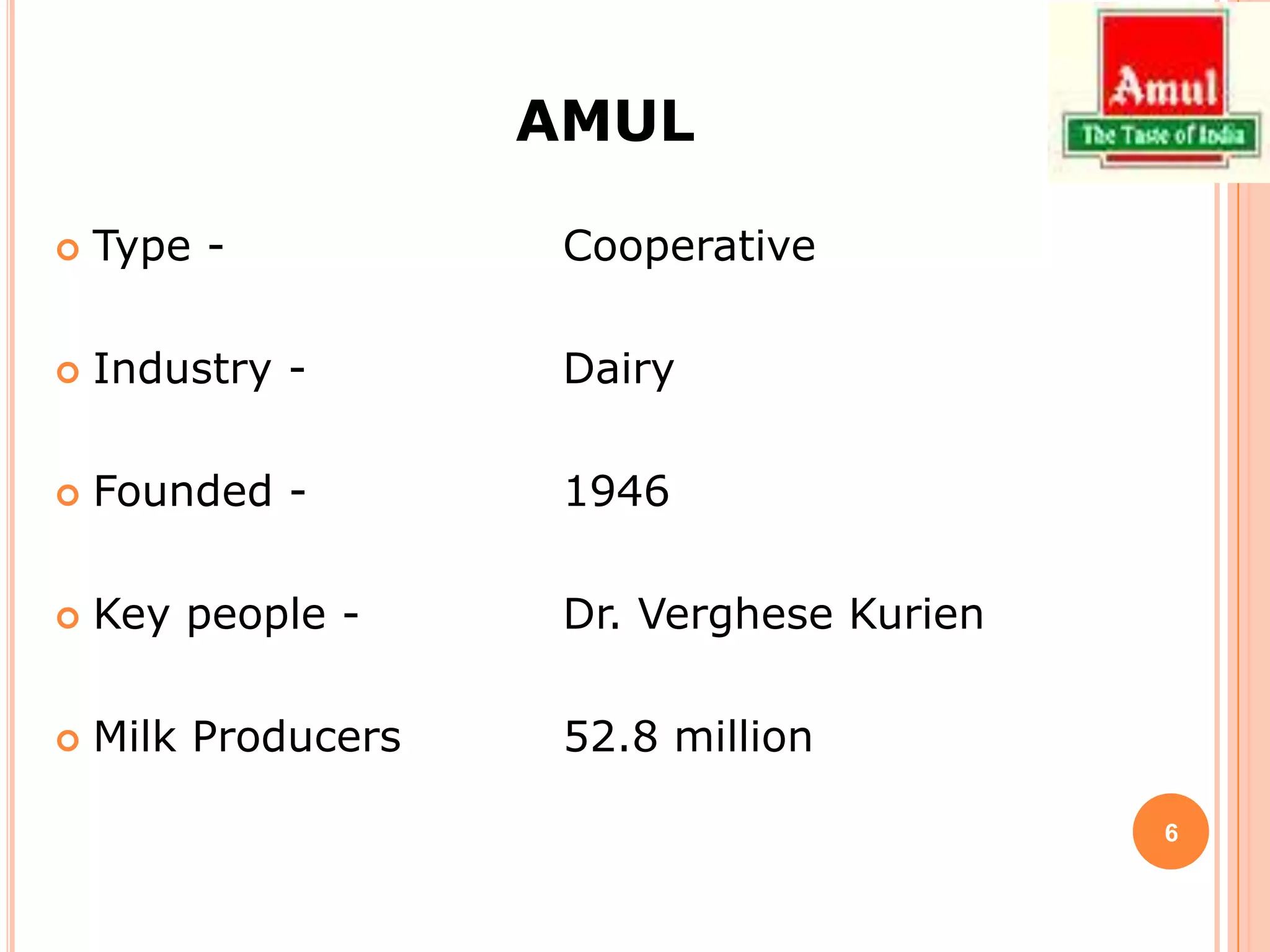 Presentation on Supply Chain Management of AMUL | PPTX