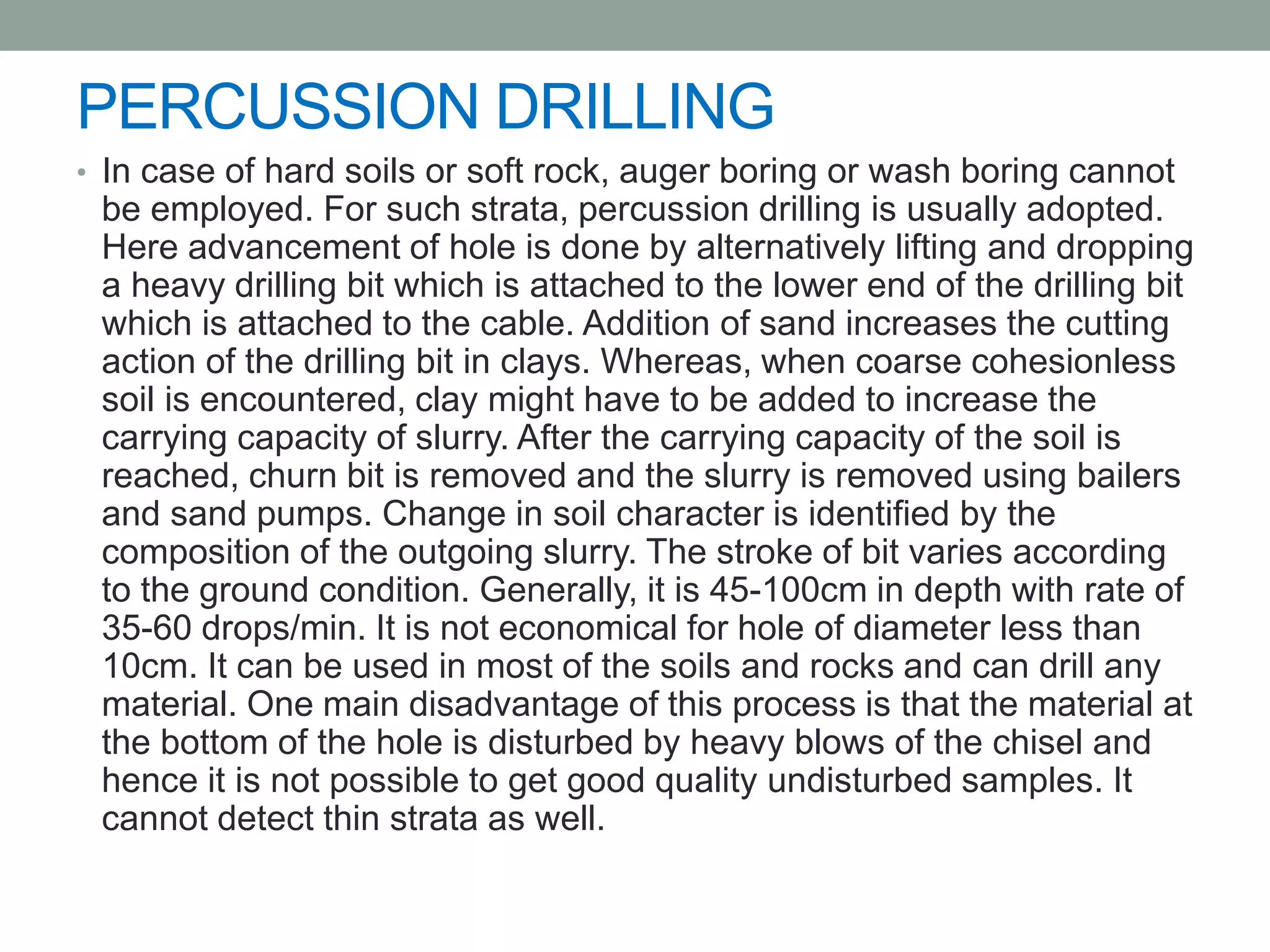 Presentation on surface investigation techniques for foundation | PPTX