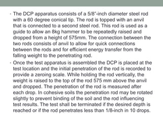Presentation on surface investigation techniques for foundation | PPTX