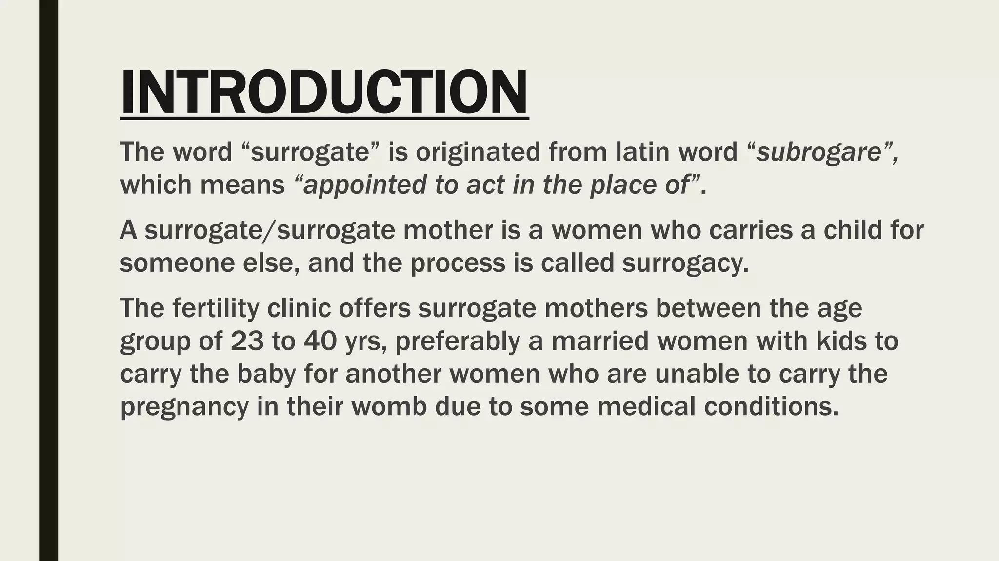 Surrogate mother | PPTX