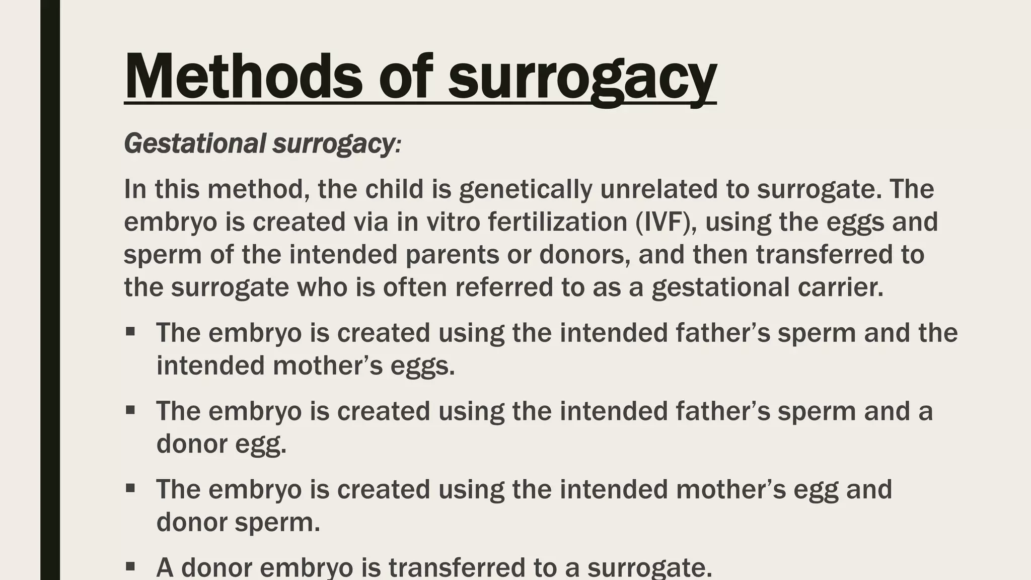 Surrogate Mother Pptx Infertility Reproductive Health