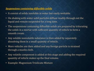 Presentation on Suspension liquid dose.ppt | Pharmaceutical Drugs ...