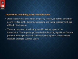 Presentation on Suspension liquid dose.ppt | Pharmaceutical Drugs ...