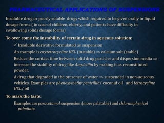 Presentation on Suspension liquid dose.ppt | Pharmaceutical Drugs ...
