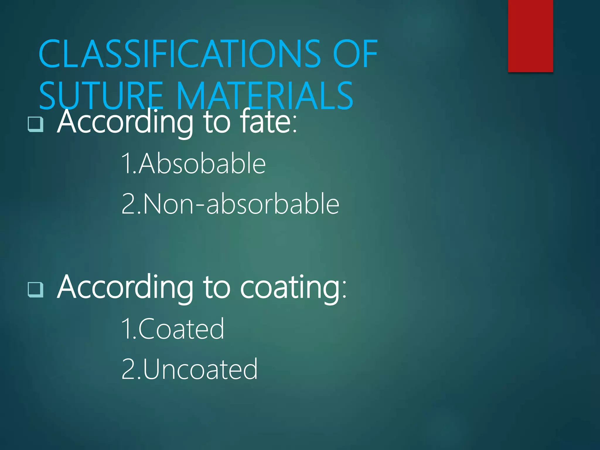 Suture Materials and Suturing Techniques | PPTX