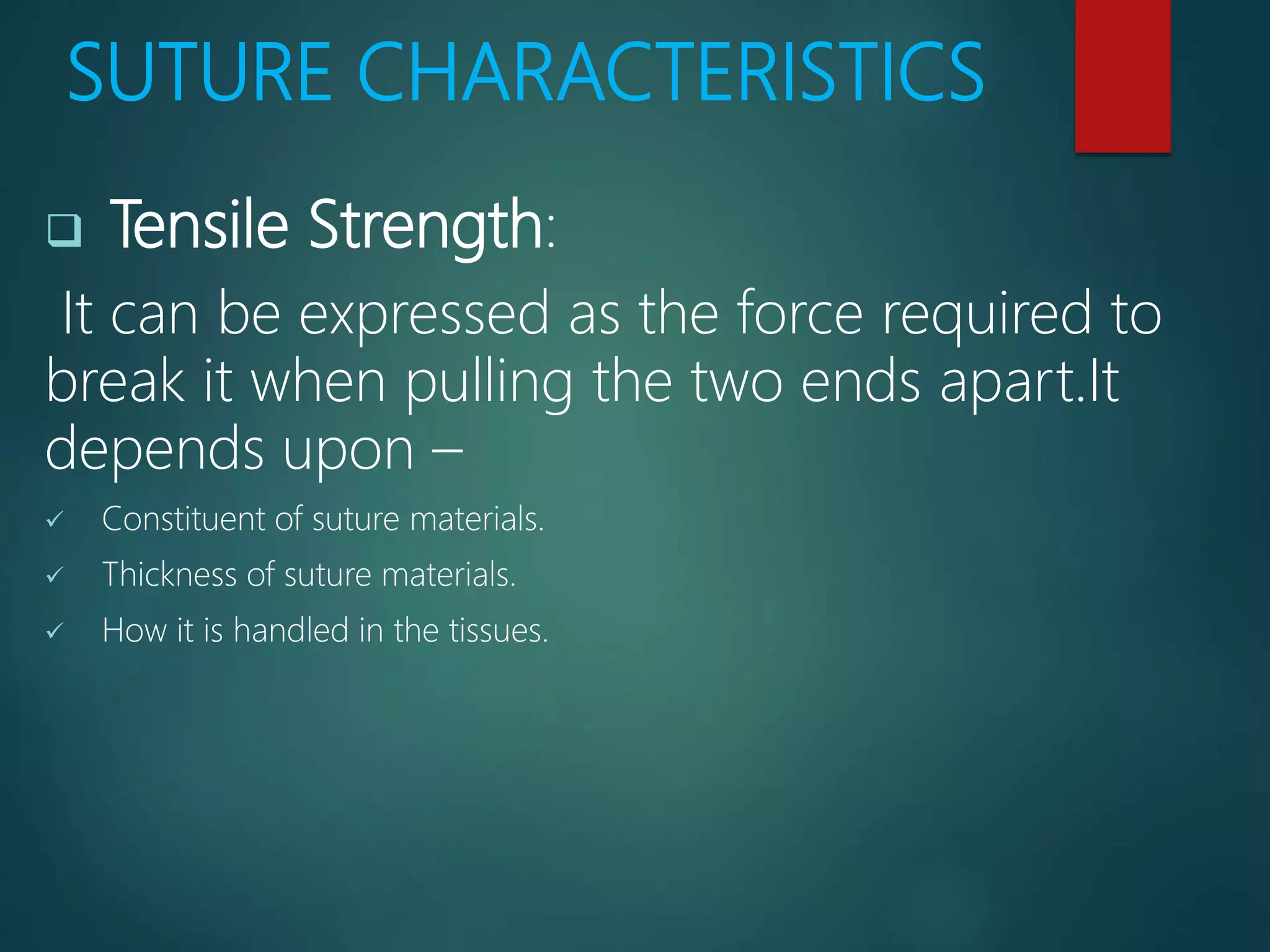 Suture Materials and Suturing Techniques | PPTX