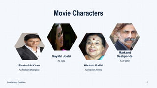 "Swades" Movie Review on Leadership Qualities | PPTX