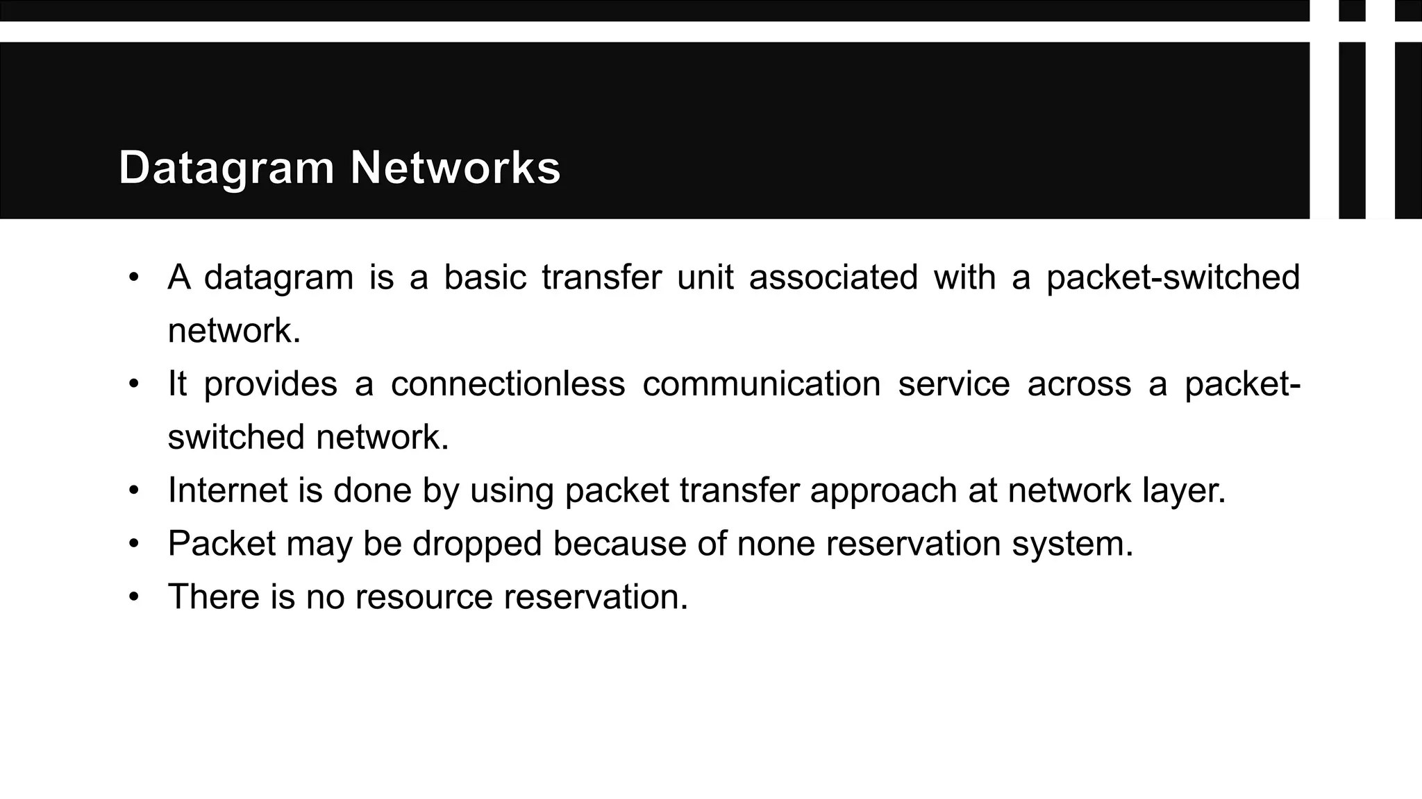 Datagram Switching and Virtual Control Switching | PPTX