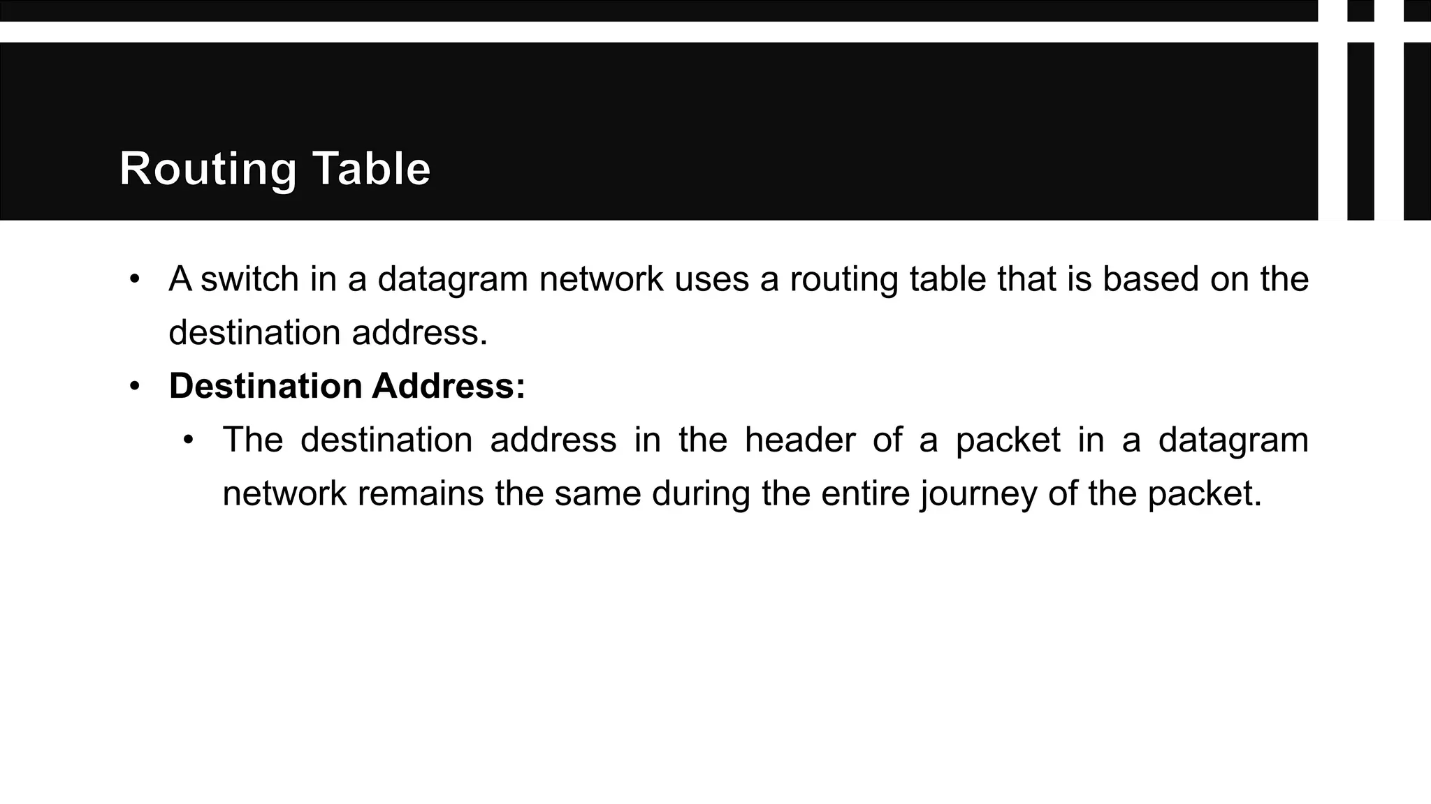 Datagram Switching and Virtual Control Switching | PPTX