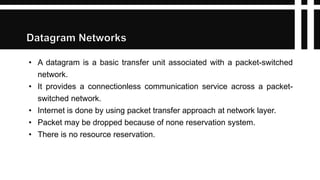 Datagram Switching and Virtual Control Switching | PPTX