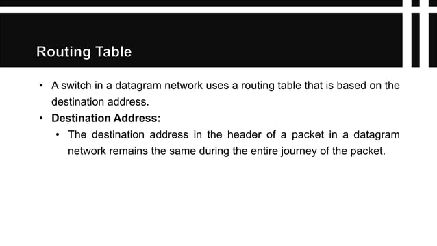 Datagram Switching and Virtual Control Switching | PPTX