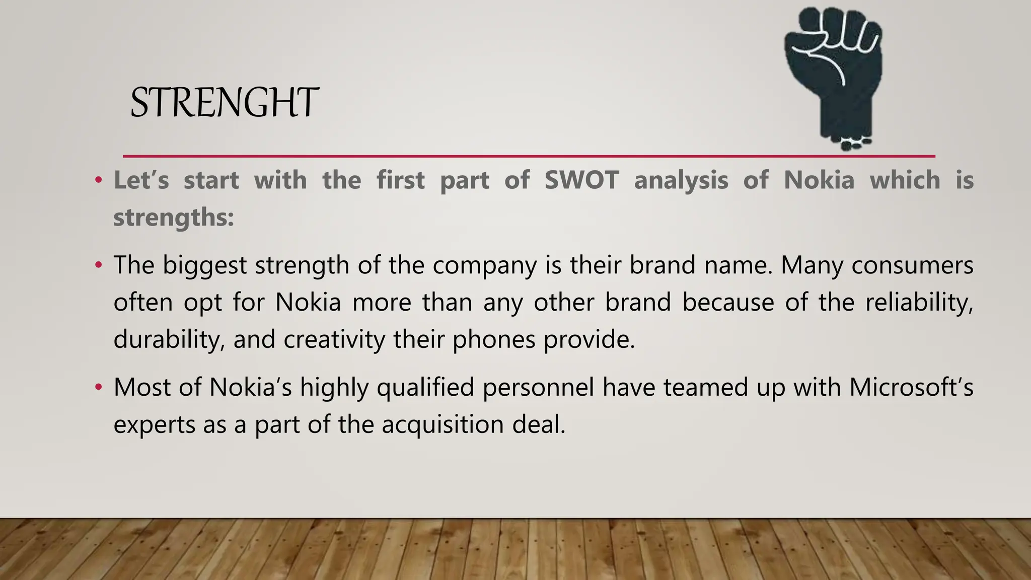 PRESENTATION ON SWOT ANALYSIS OF NOKIA.pptx