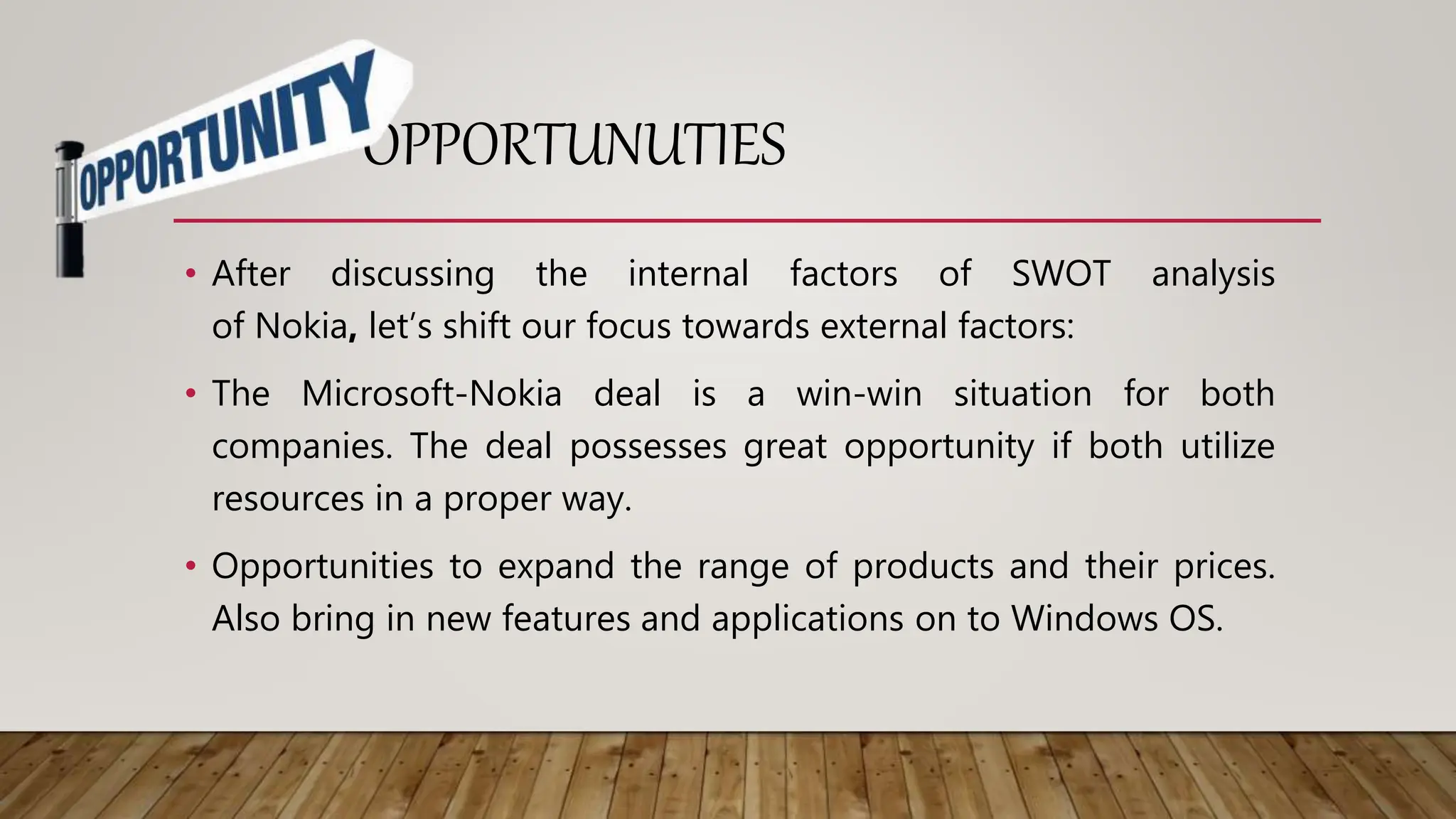 PRESENTATION ON SWOT ANALYSIS OF NOKIA.pptx