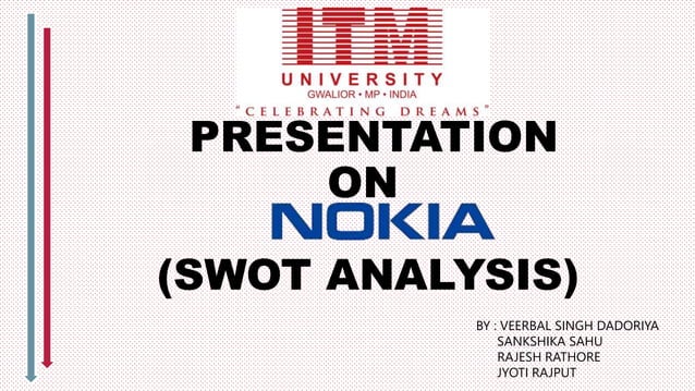 PRESENTATION ON SWOT ANALYSIS OF NOKIA.pptx