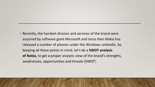 PRESENTATION ON SWOT ANALYSIS OF NOKIA.pptx