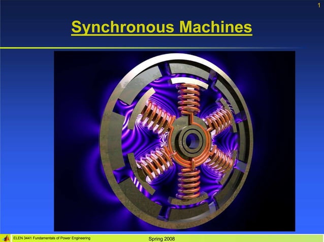 Presentation on Synchronous Machine.pptx | Physics | Science
