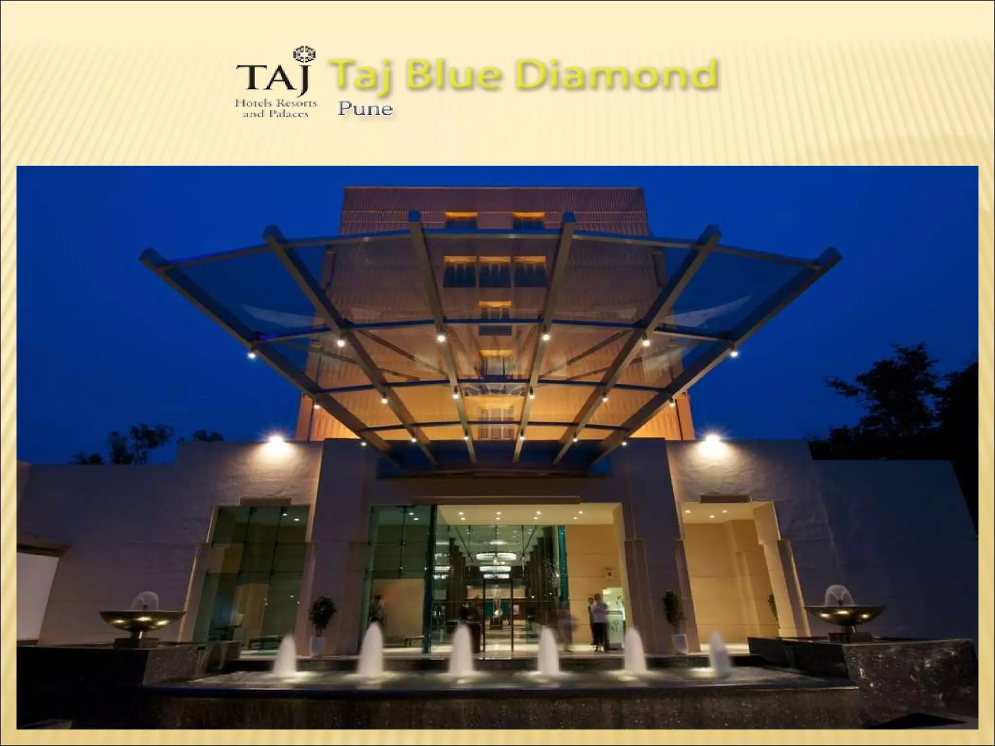 Presentation on taj blue diamond 2003 final | PPT