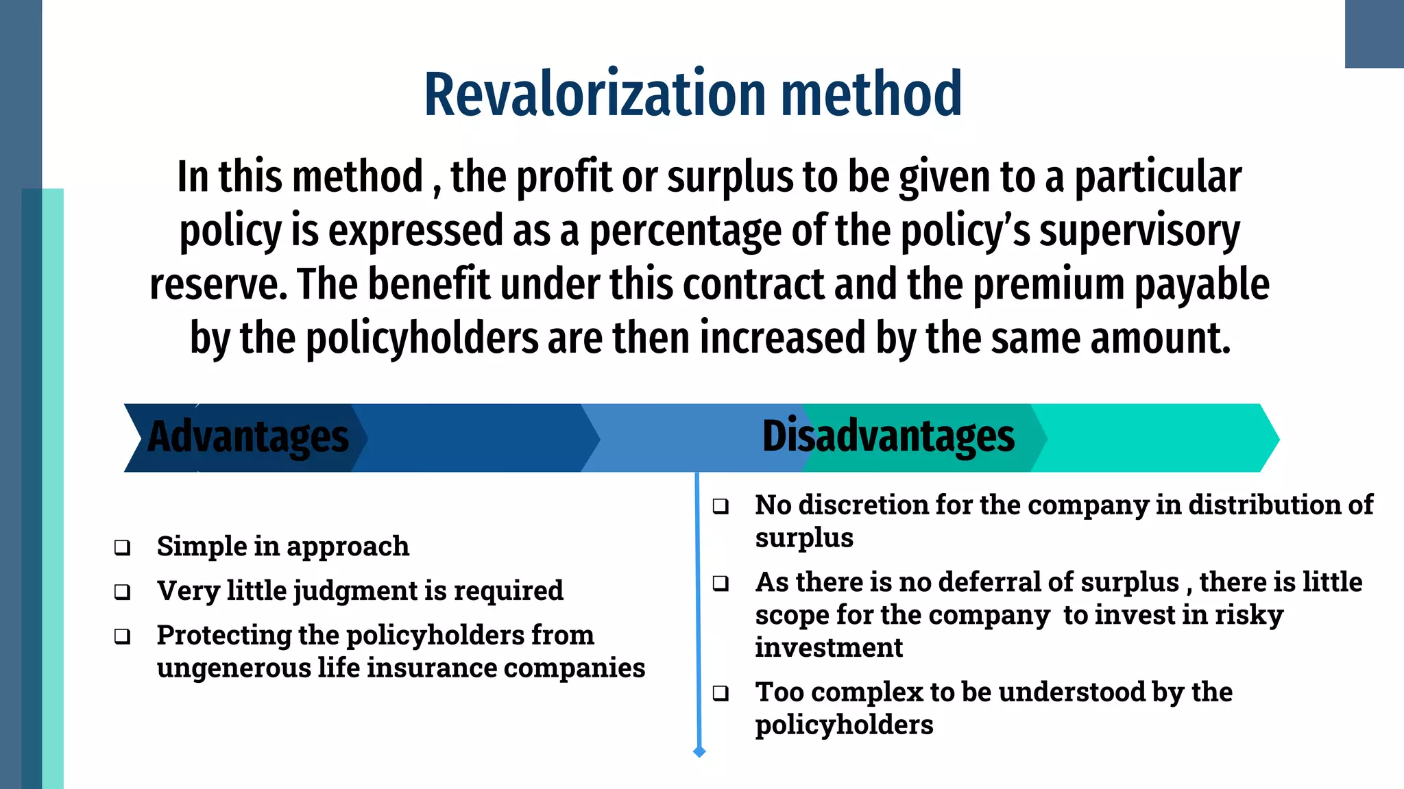 Distribution of Surplus in Insurance | PPTX