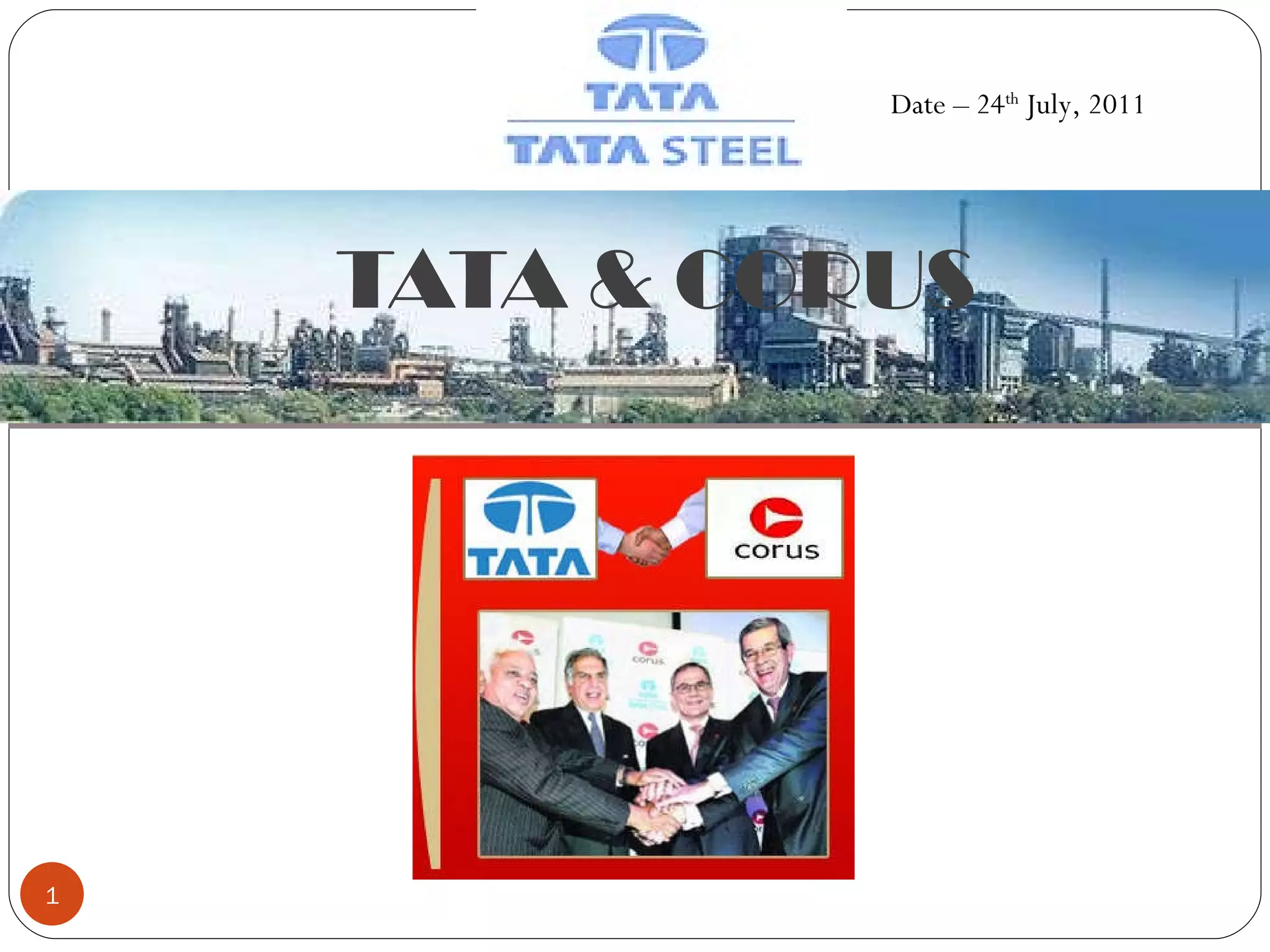 Presentation on tata corus | PPT