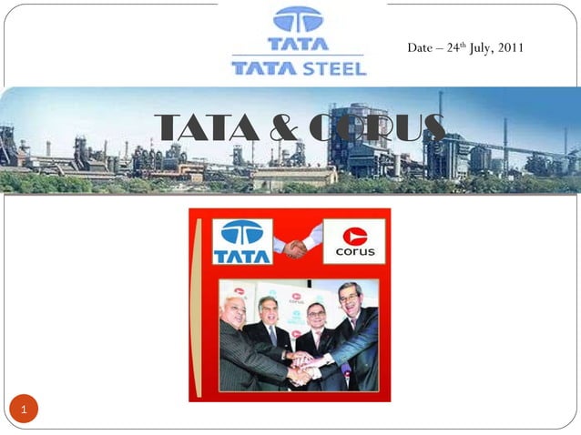 Presentation on tata corus | PPT